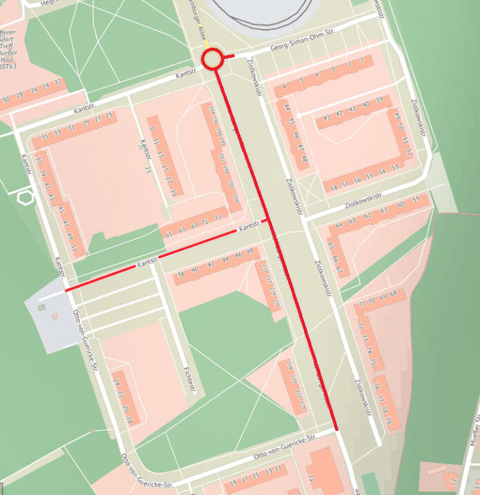 Instandsetzung Fahrbahn und Bushaltestelle in der Hamburger Allee | SN ...